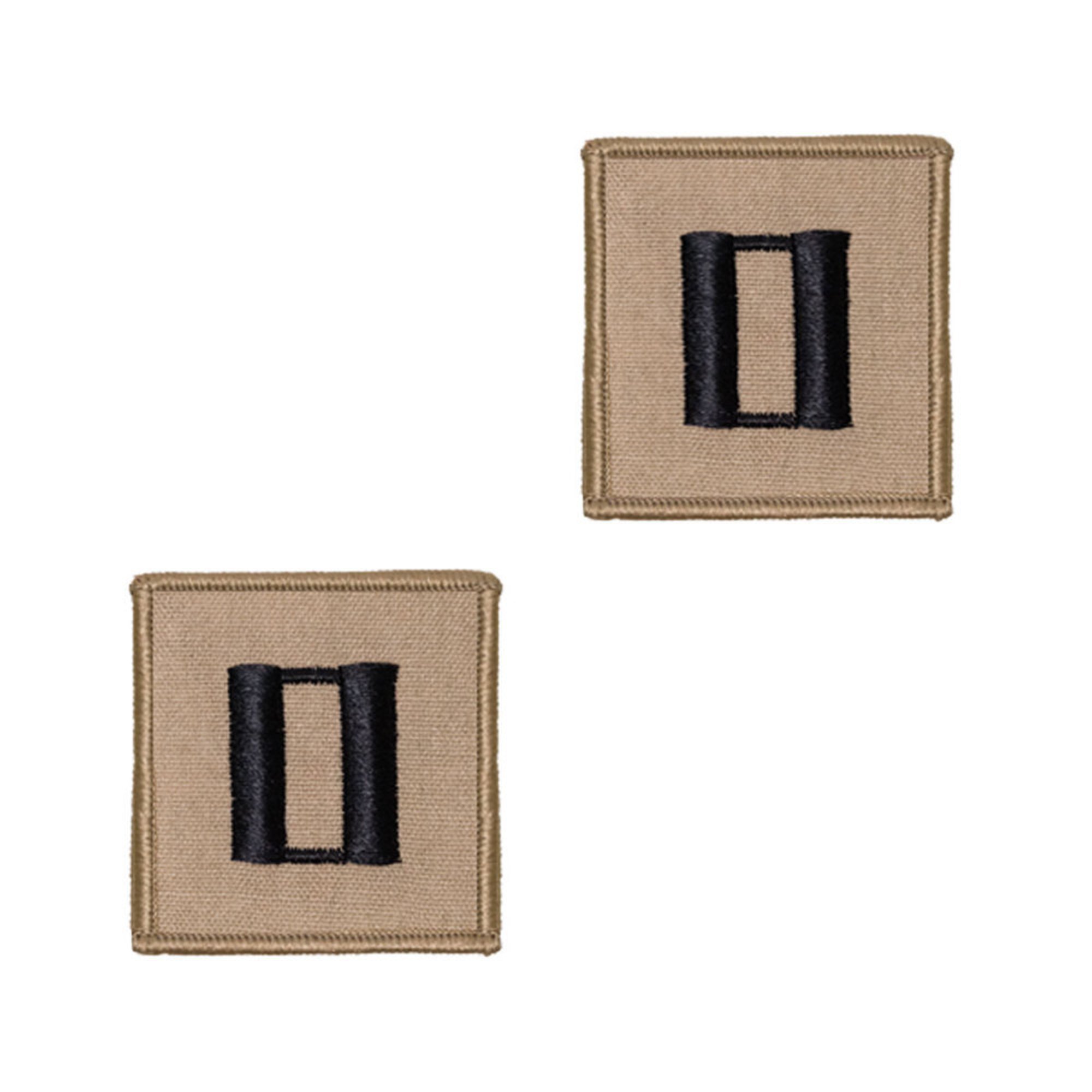 Navy Tan Flight Suit Shoulder Devices Lt | Coat Devices | Military ...