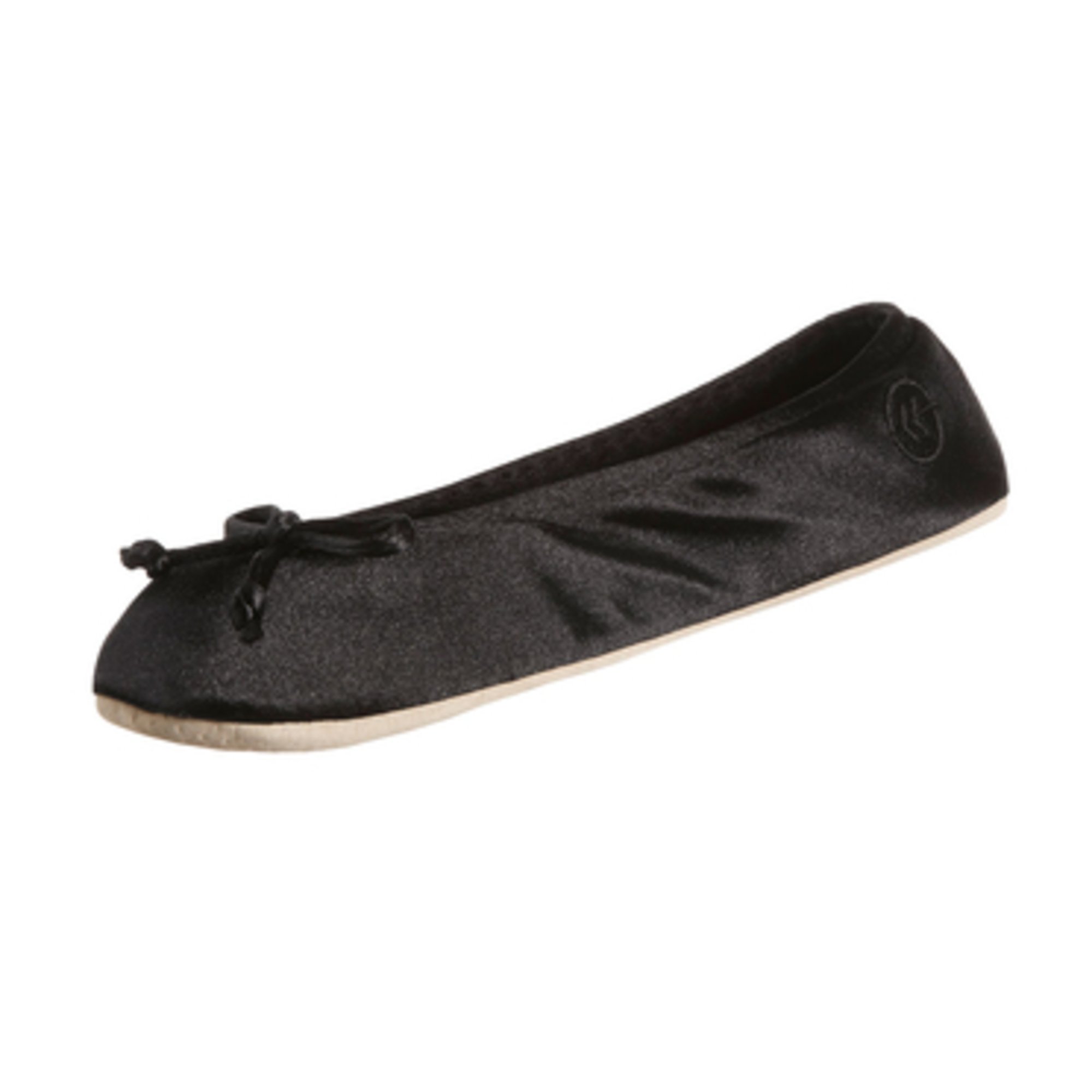 Isotoner Women's Slippers Satin Ballerina | Women's Slippers | Shoes ...