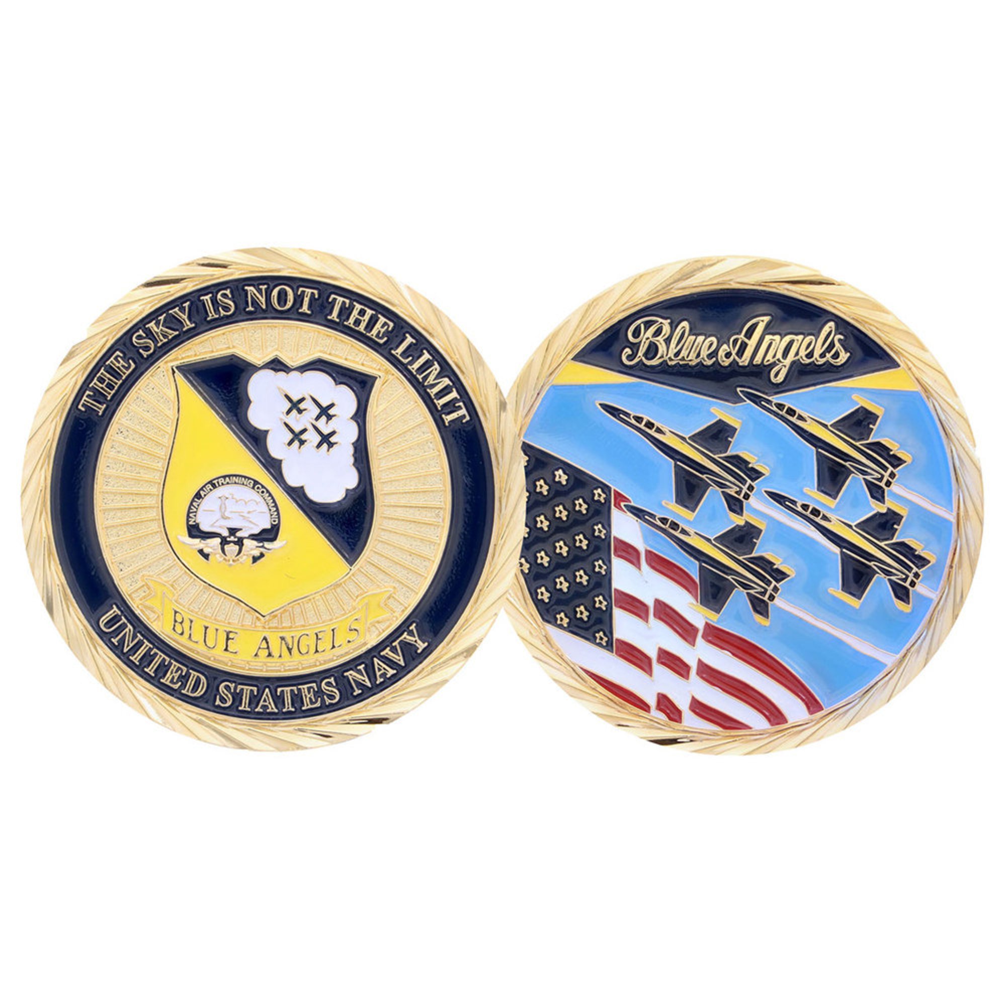 Cc Blue Angels Usa Flag Coin | Blue Angels | Navy Pride - Shop Your ...