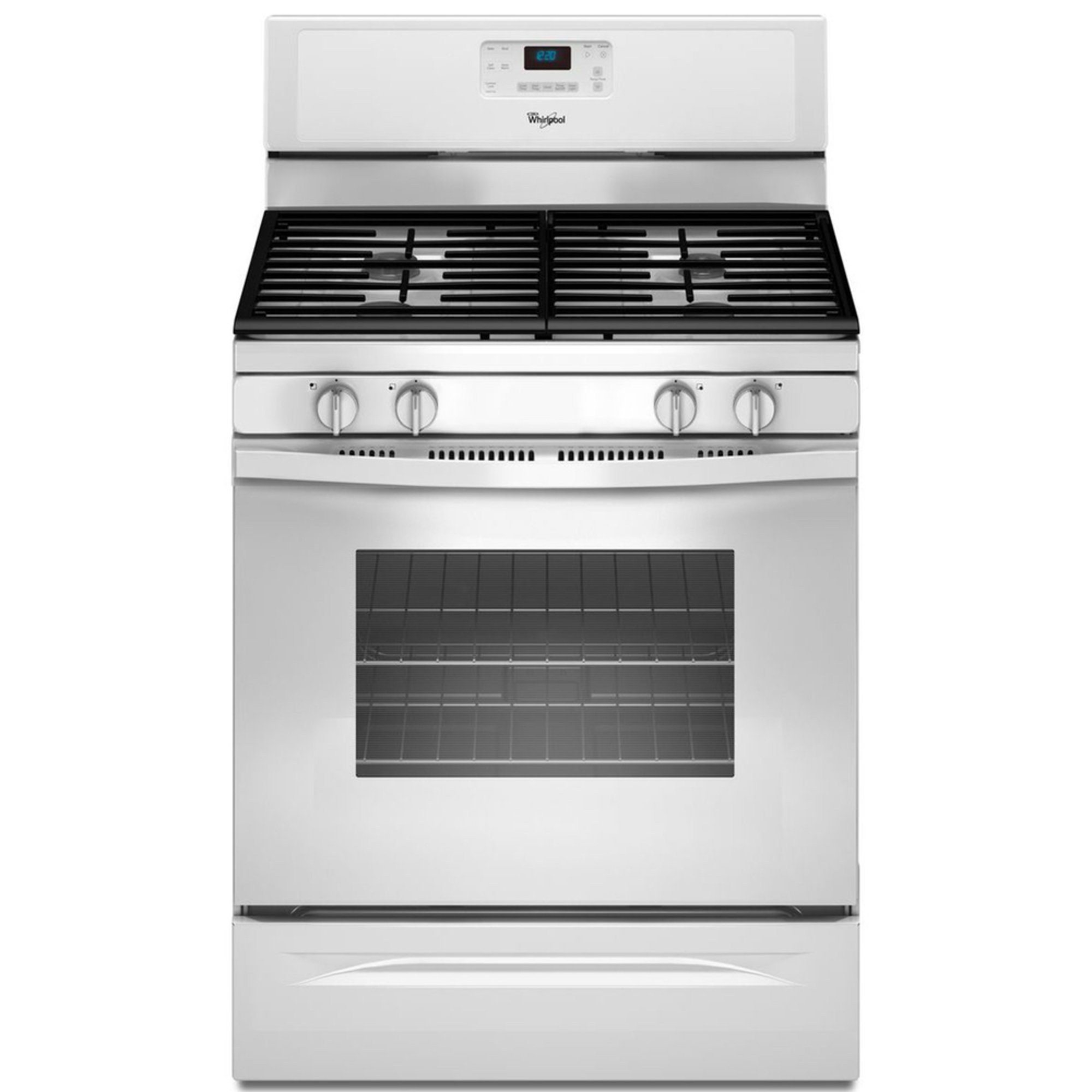 Whirlpool 5.0-cu.ft. Freestanding Gas Range W/ Accubake, White ...
