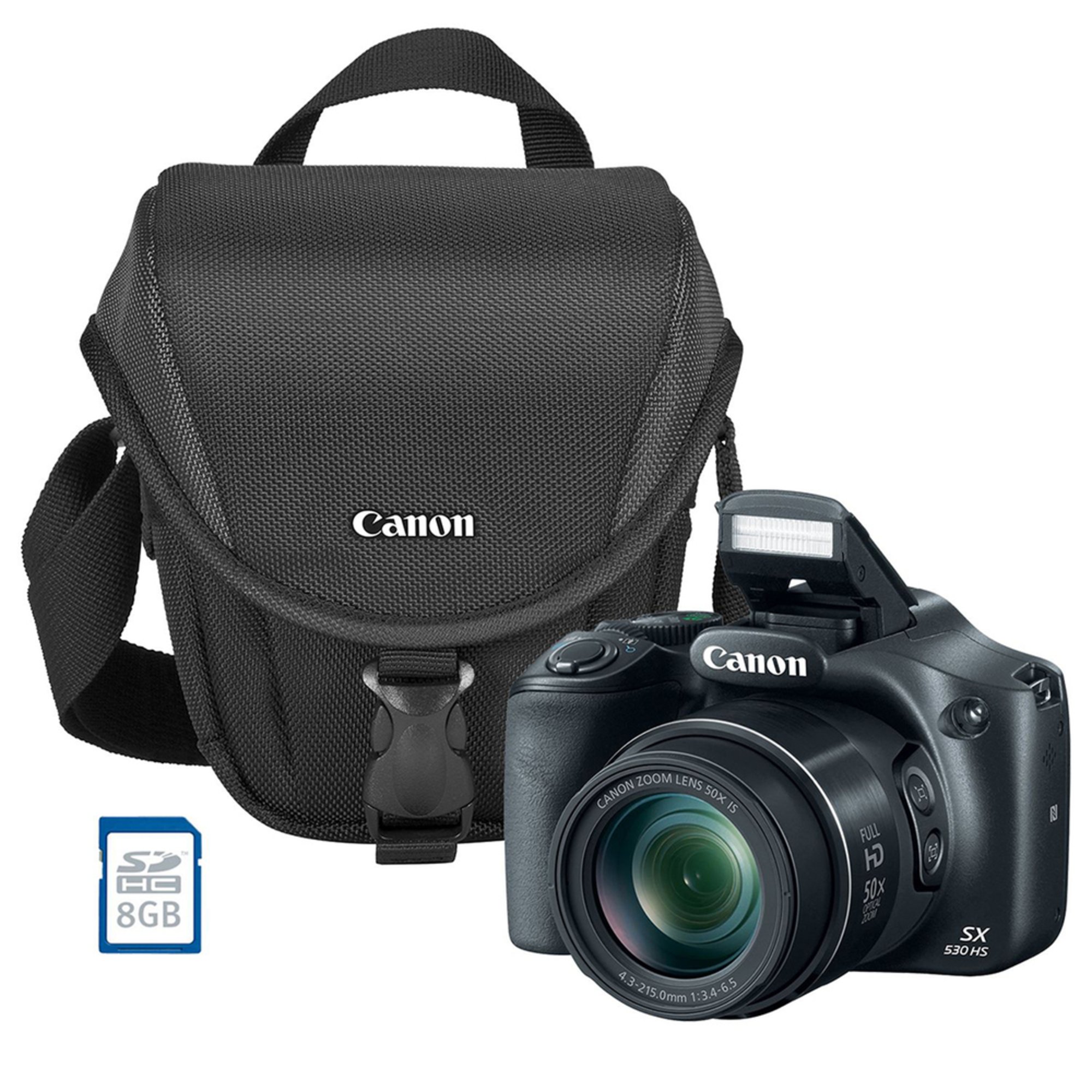 Canon Powershot Sx530 Military Bundle - Includes Camera Bag & 8gb ...